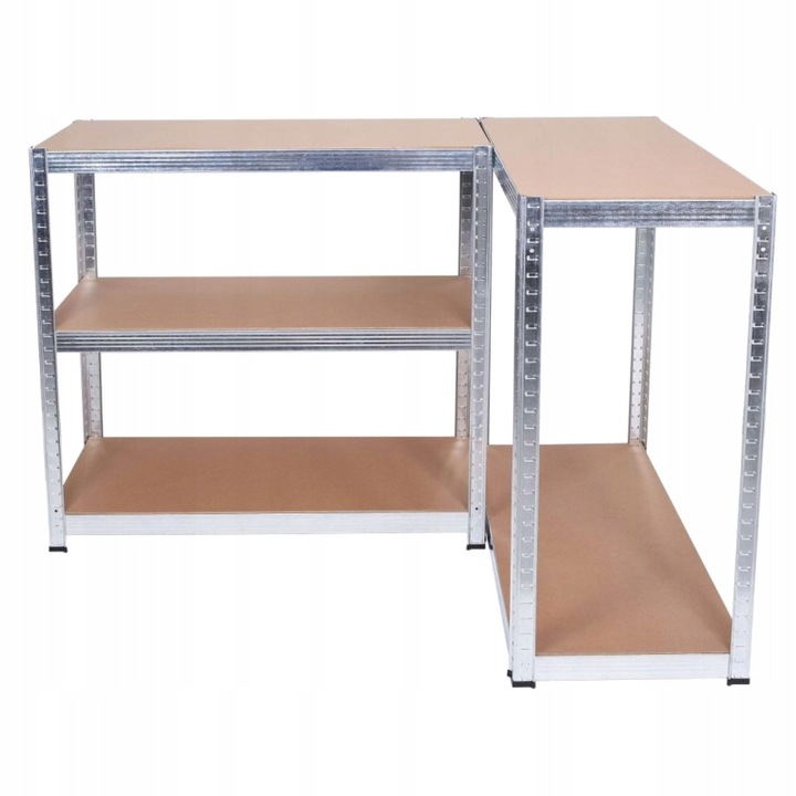 Metalowy regał magazynowy LANDGRAF 150 X 75 X 30 CM